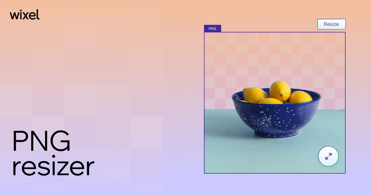 PNG Resizer | Resize PNG images for free | Wixel